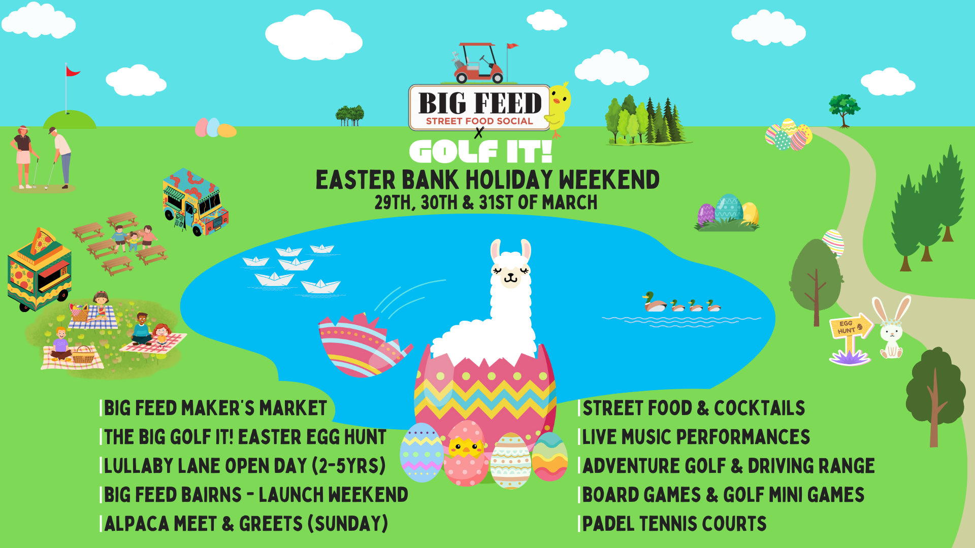 BIG FEED EASTER HOLIDAY WEEKEND | Golf It